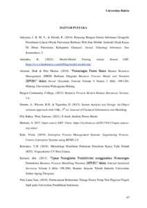 Implementasi Proses Bisnis Rekrutmen Human Resources Pada Sistem ERP (Proof of Concept, Biro SDM ...